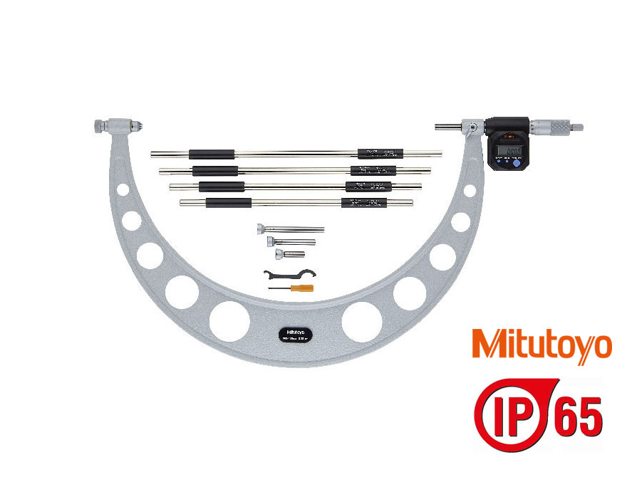 340-520 Mitutoyo Digital Micrometer 300-400mm, Interchangeable Anvil ...